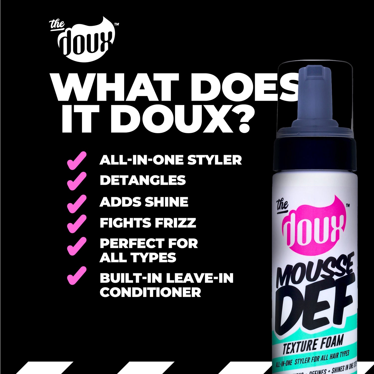 The Doux Mousse Def Texture Foam | Mousse Def The Doux | The Doux