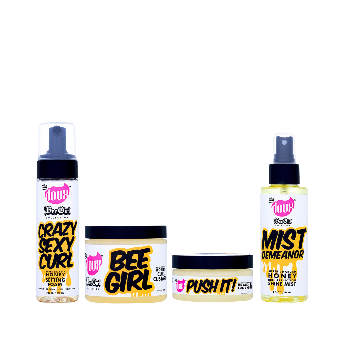 The Doux Bee Girl Collection | Honey Infused Hair Products